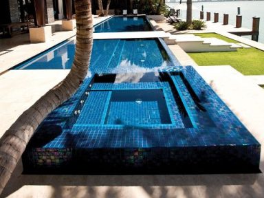 Spa Designs: Perimeter-Overflow Spas - Luxury Pools + Outdoor Living