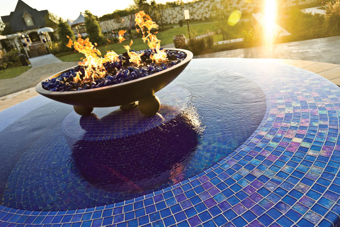 Fire Features: Pool Designs with Flare - Luxury Pools + Outdoor Living