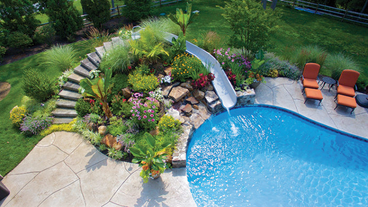 How to Add Natural Stone Features to Your Pool - Luxury Pools + Outdoor ...