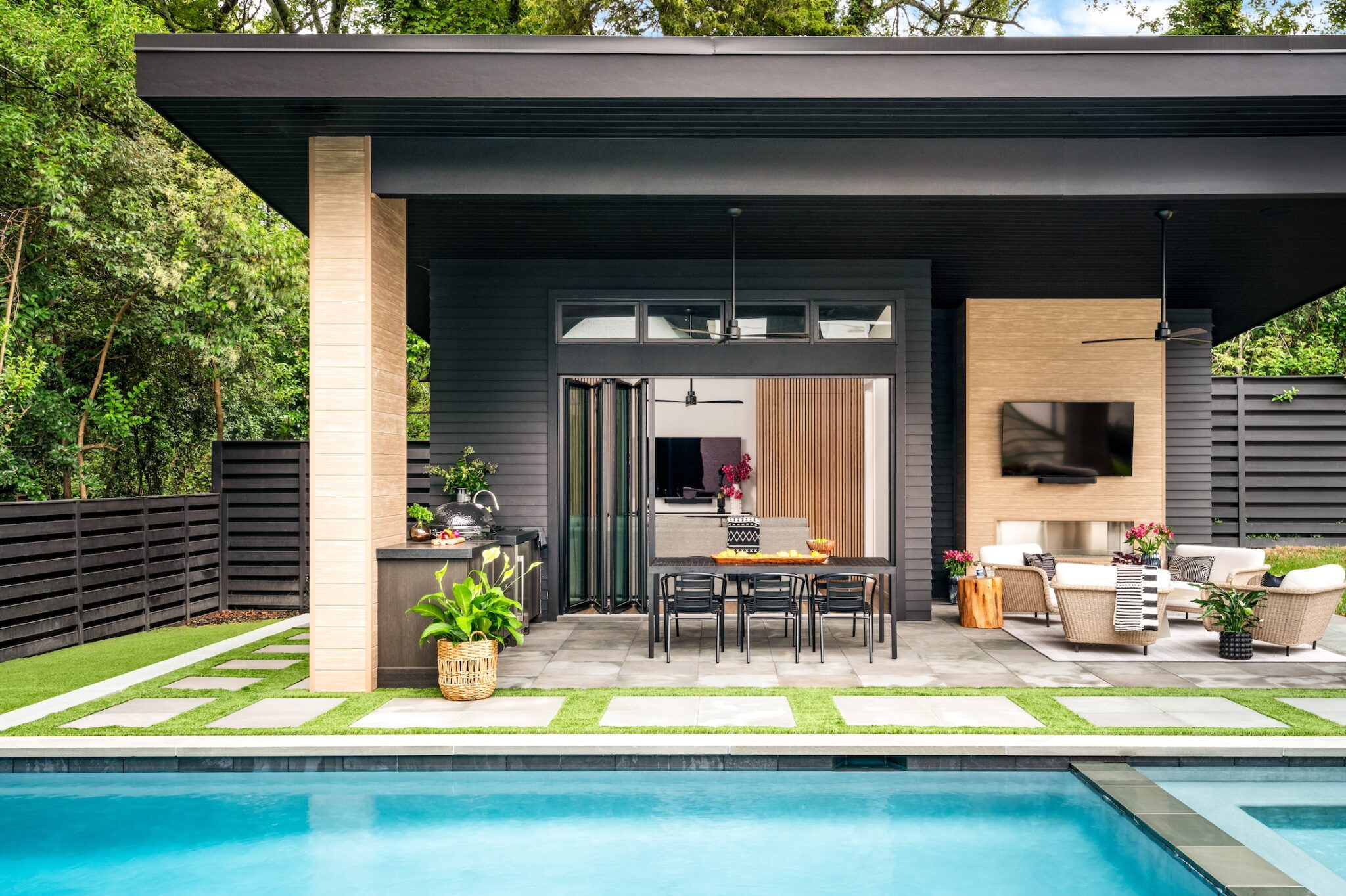 Designing for Privacy Around the Pool - Luxury Pools + Outdoor Living